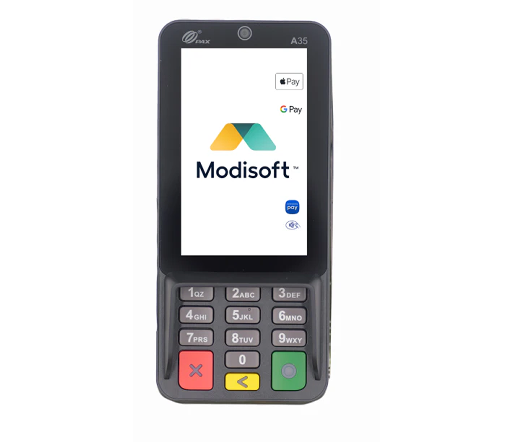 Pax A35 Pin Pad First Data integrated with POS - Modisoft