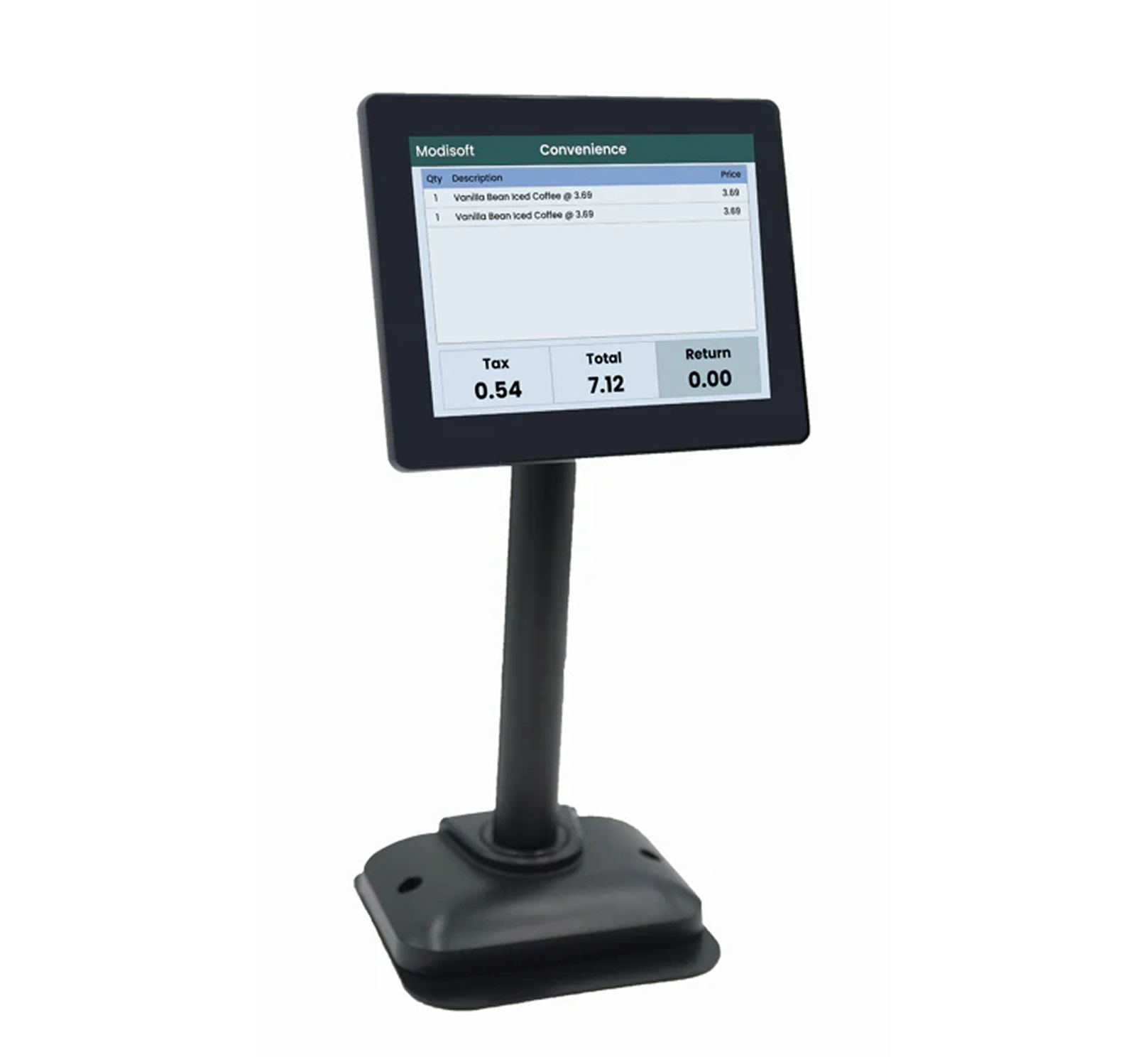 BEMATECH 8" LCD Pole Display (USB) - Modisoft